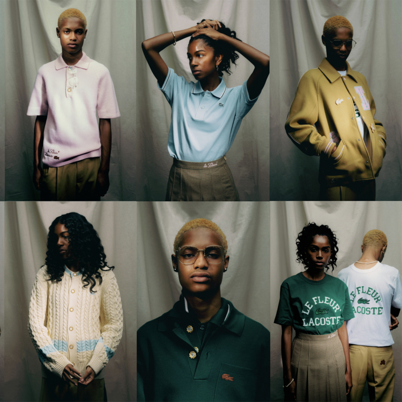 LACOSTE 携手 TYLER, the Creator 推出全新 LE FLEUR* 秋冬联名系列
