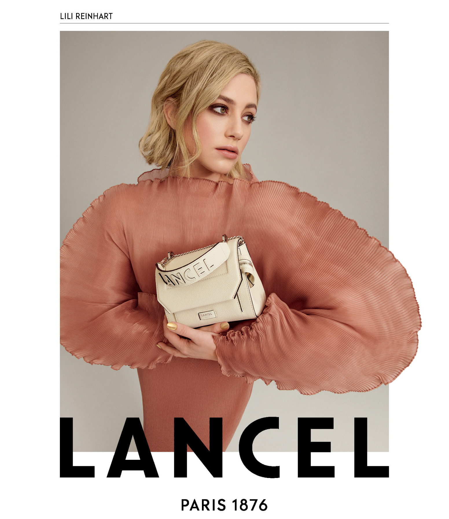 LANCEL正式宣布新任品牌全球代言人：Lili Reinhart