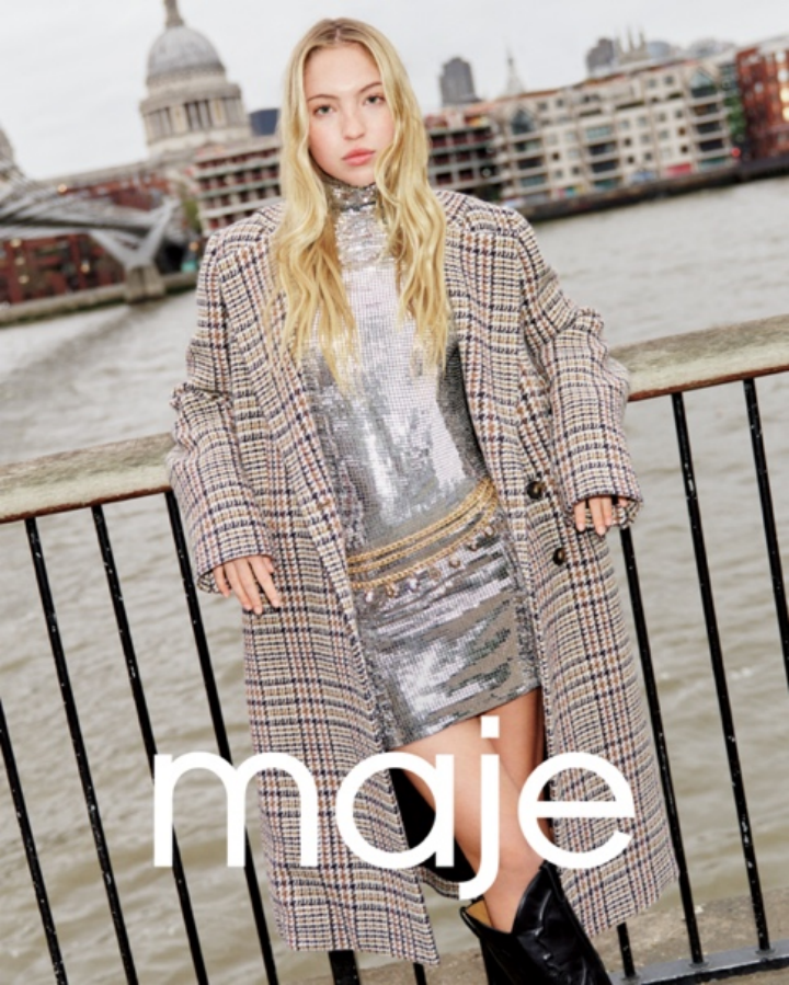 Maje 2023秋冬系列品牌大使 Lila Moss 演绎广告大片